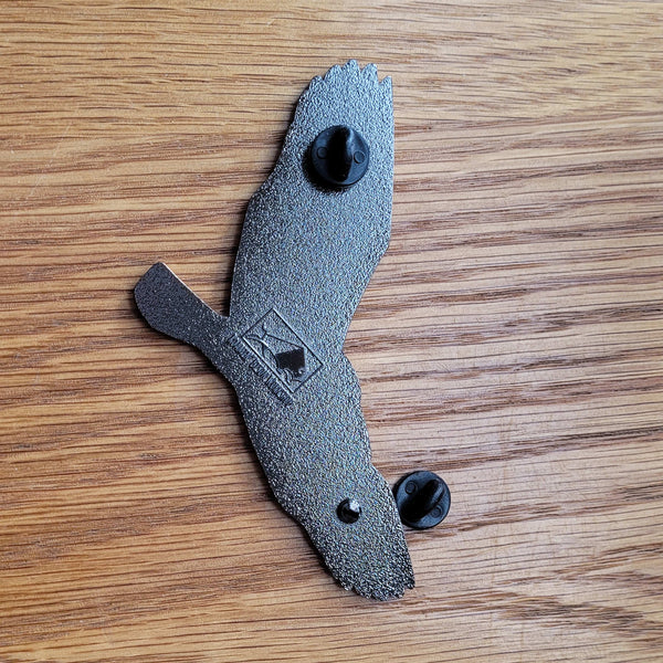 Turkey Vulture Enamel Pin - Magnolia Mountain Jewelry