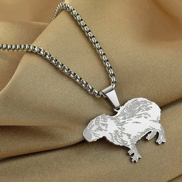 Capybara Necklace - Magnolia Mountain Jewelry