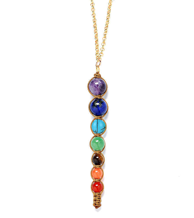 Chakra Balancing Necklace - Magnolia Mountain Jewelry