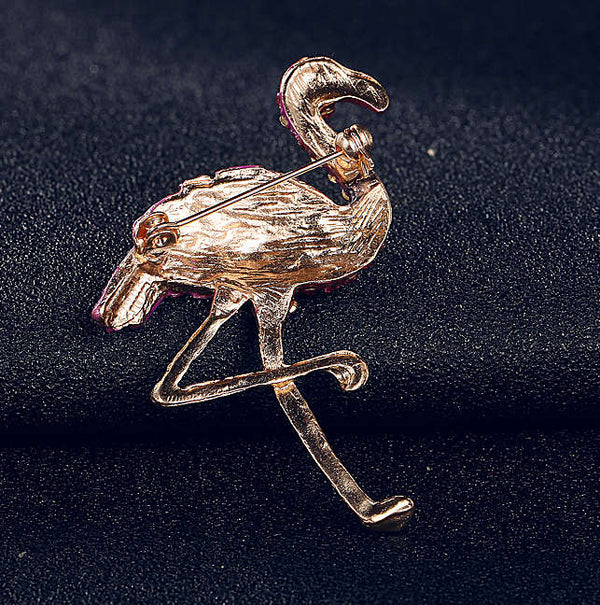 Flamingo Brooch Pin - Magnolia Mountain Jewelry